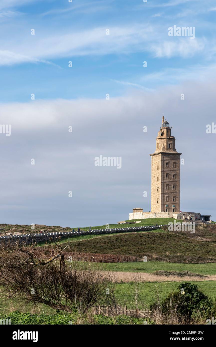 Hercules tower lighthouse hi-res stock photography and images - Alamy