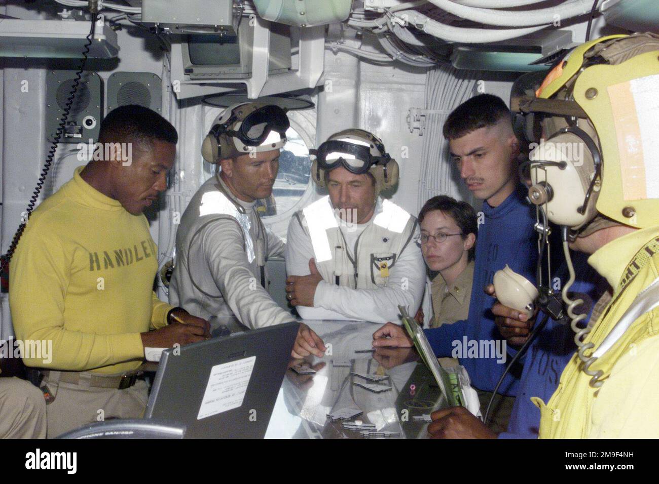 Celebrity, Alec Baldwin, gets a tour of Flight Deck Control from the ...