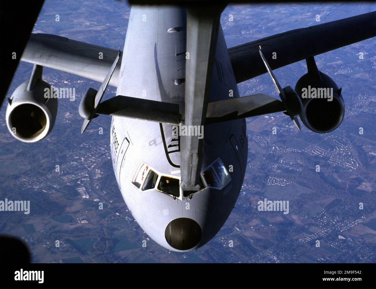 Medium close shot. A McGuire AFB, KC-10 Extender from the 2nd Air ...