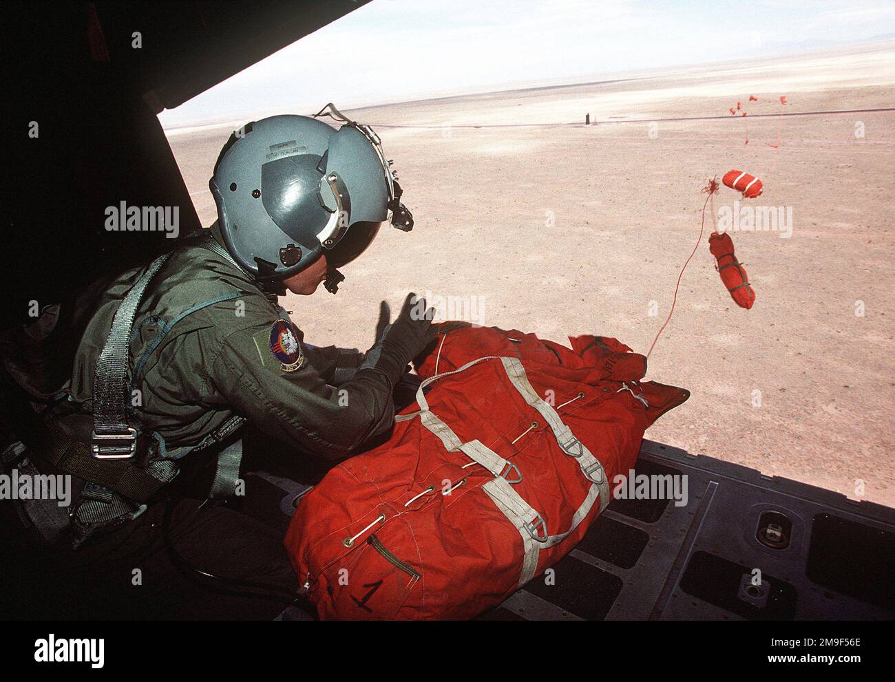 US Air Force SENIOR AIRMAN Bad Duncan, a loadmaster with the 55th ...