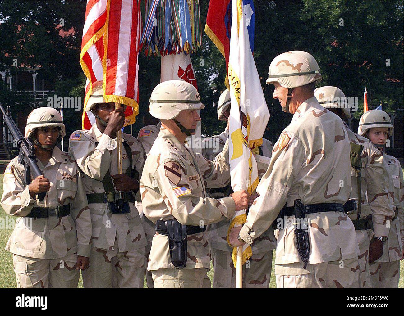 US Army General Tommy R. Franks, Commander, Southern Command, passes ...