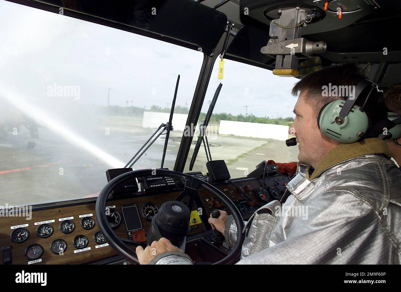 Left side profile medium close-up shot as US Air Force SENIOR MASTER ...