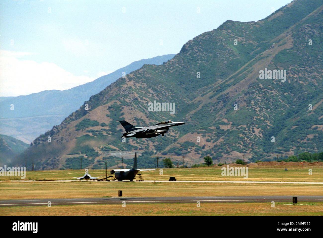 An F-16 aircraft from the 169th Fighter Wing (FW) of the South Carolina ...