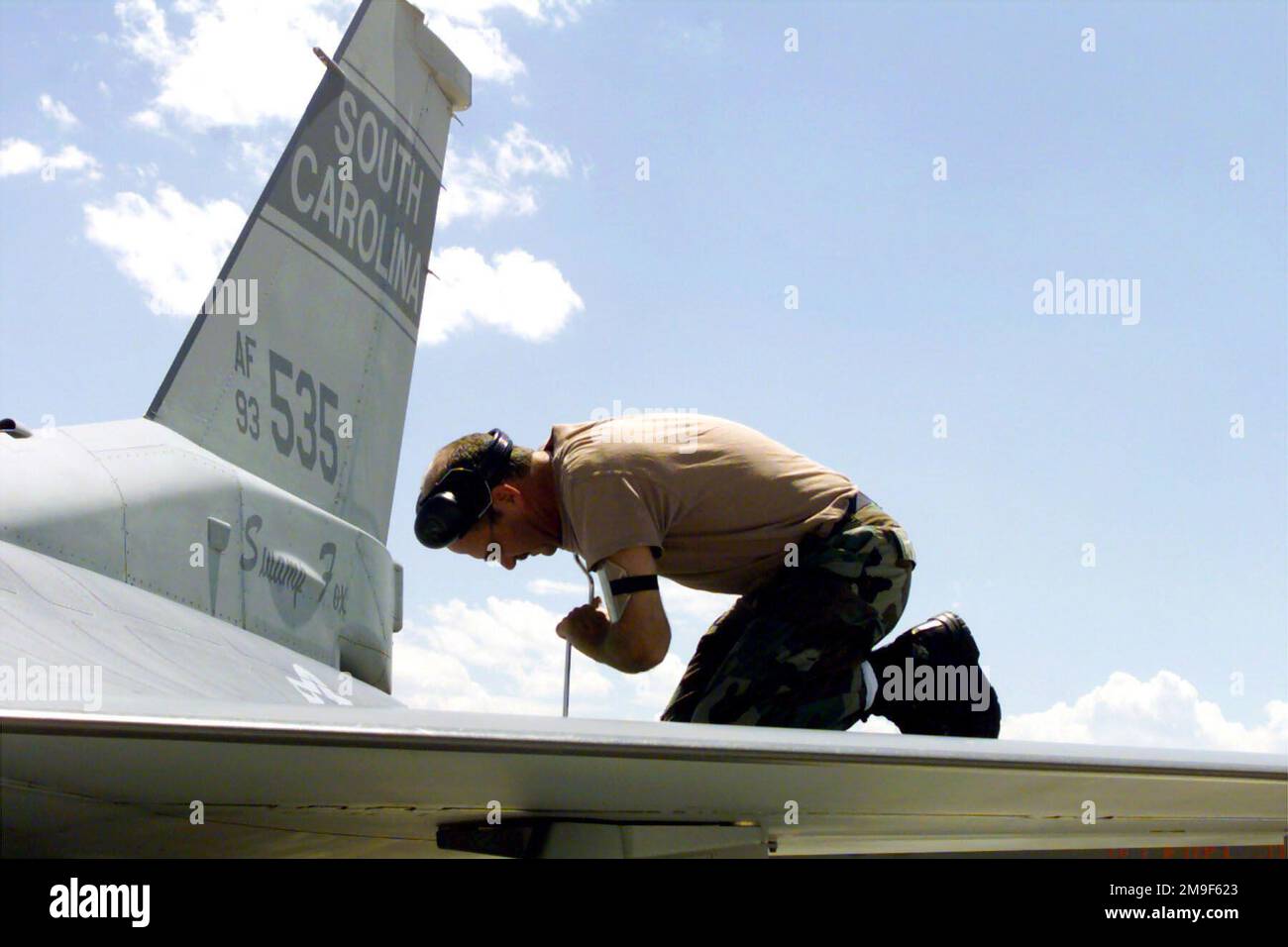 Technical Sergeant William Claytor, 169th Fighter Wing (FW) of the ...