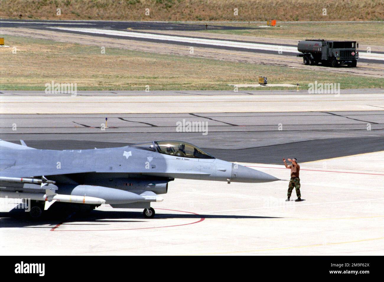 An F-16 aircraft from the 169th Fighter Wing (FW) of the South Carolina ...