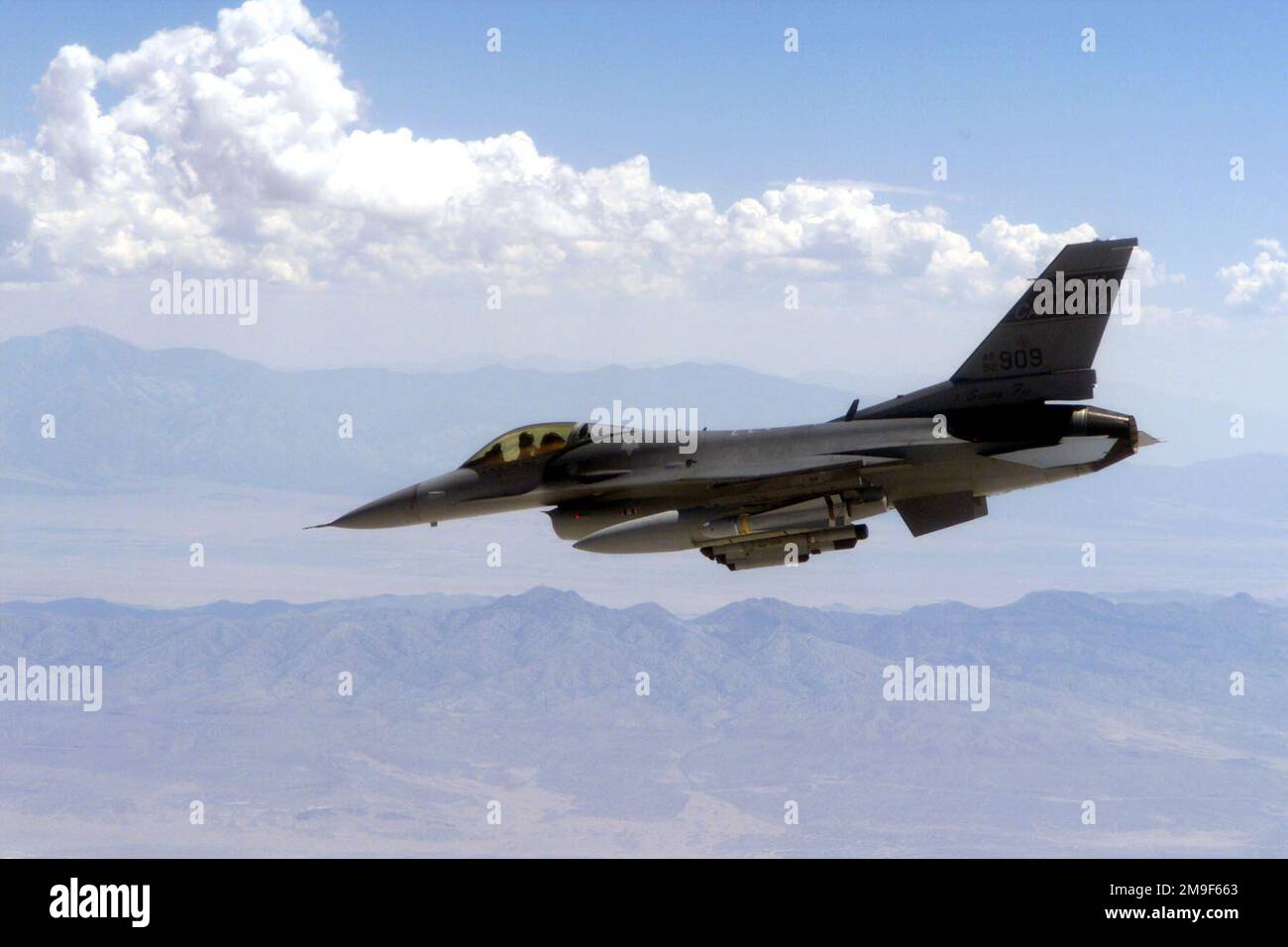 An F-16 Fighting Falcon aircraft from the 157th Fighter Squadron (FS ...