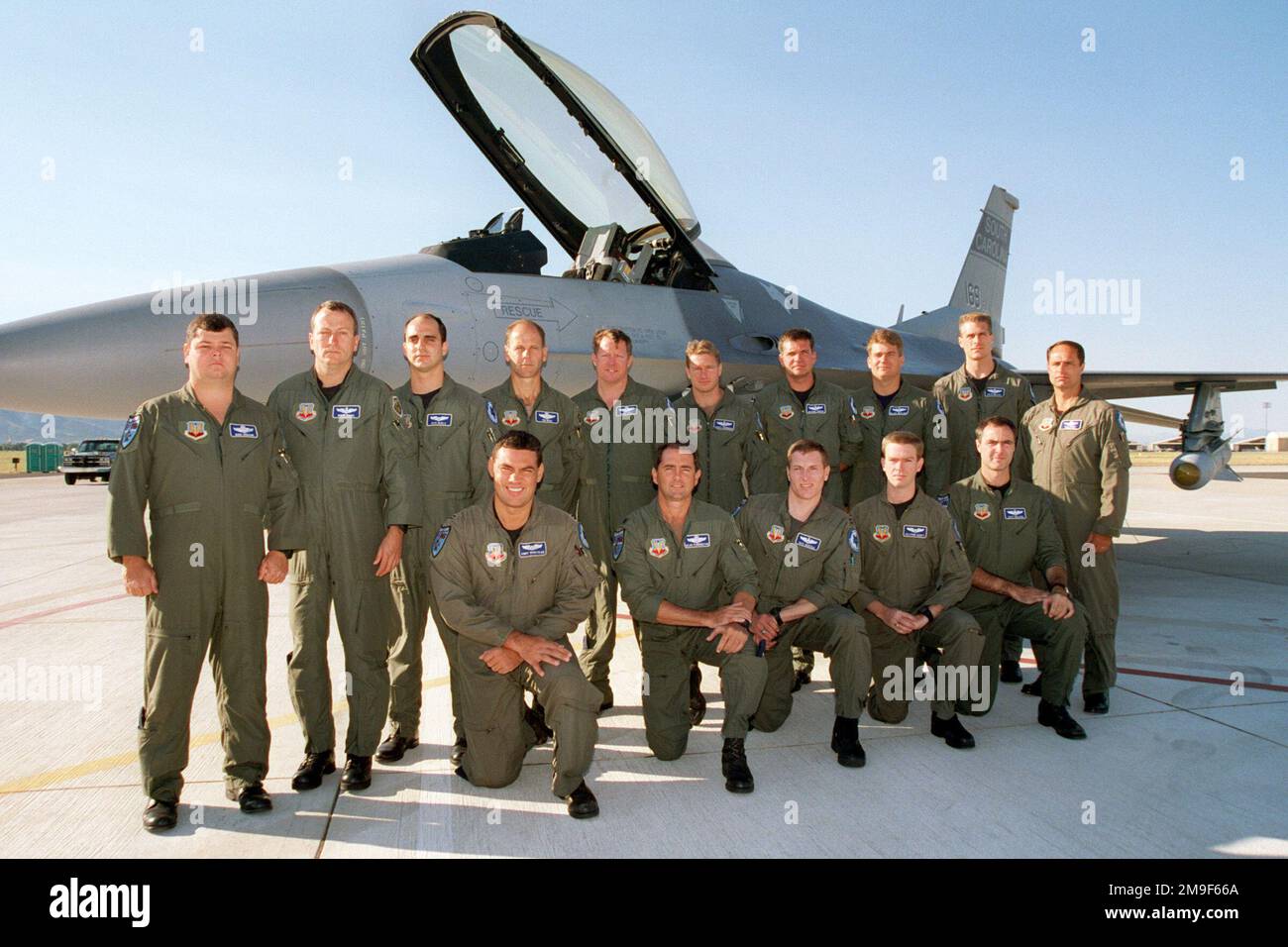 Members of the 157th Fighter Squadron (FS), 169th Fighter Wing (FW) of ...
