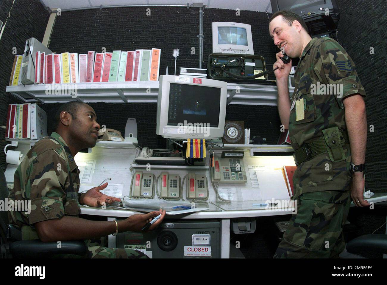 Straight on left and right profile shots as US Air Force Captain Freddy ...