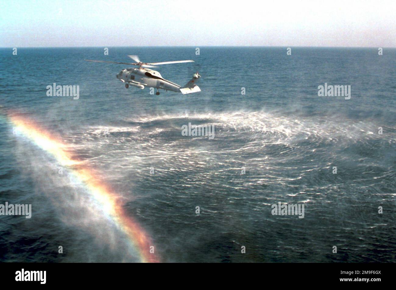 An SH-60 Seahawk attached to the Red Lions of Helicopter Anti-Submarine ...