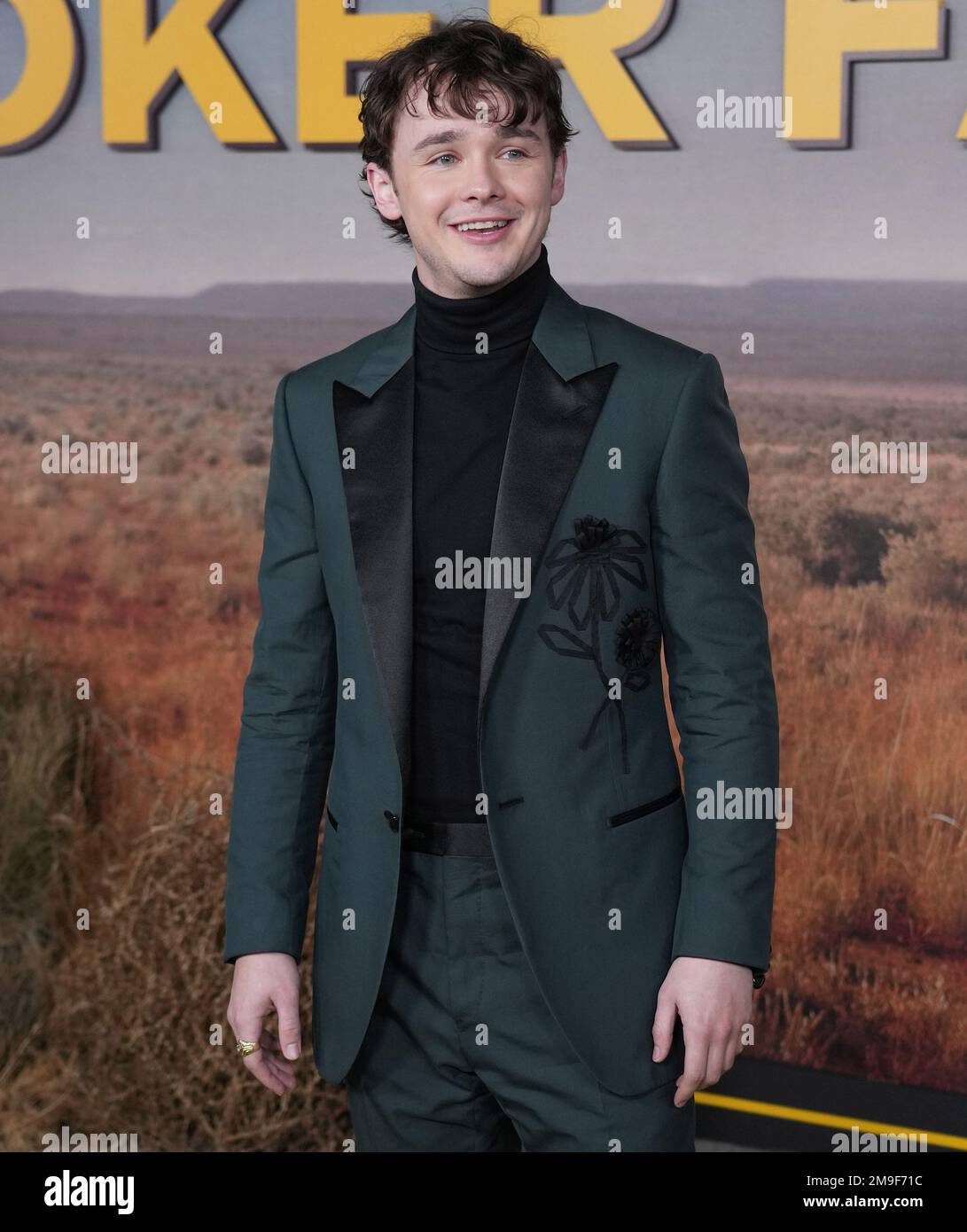 Los Angeles, USA. 17th Jan, 2023. Jack Alcott arrives at the Peacock''s ...