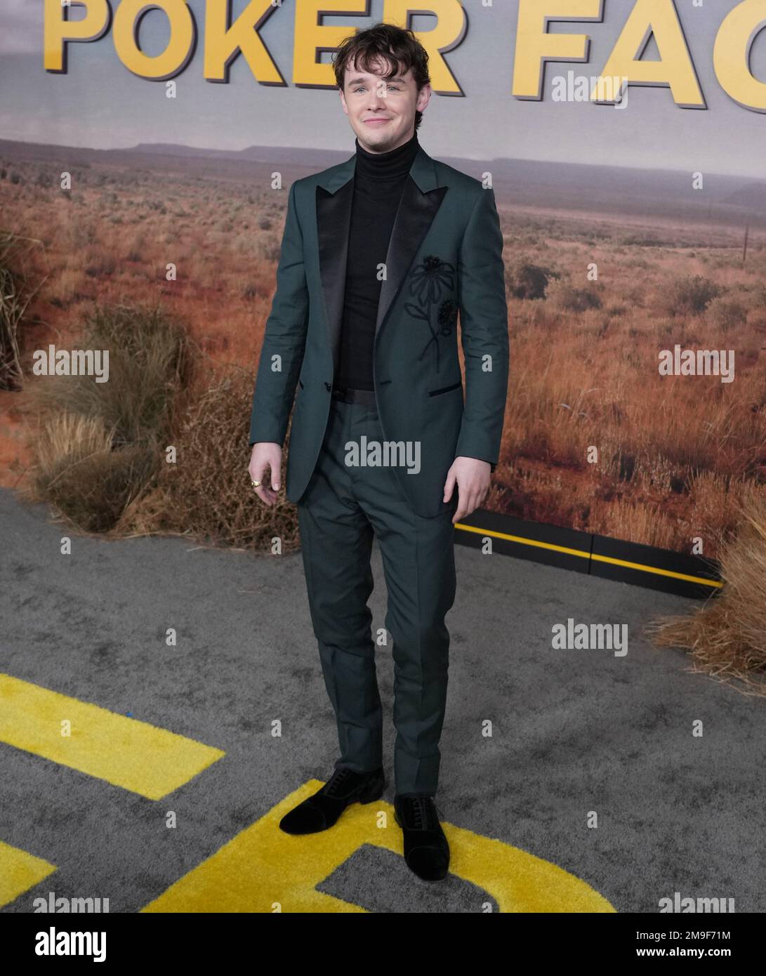 Los Angeles, USA. 17th Jan, 2023. Jack Alcott arrives at the Peacock''s ...