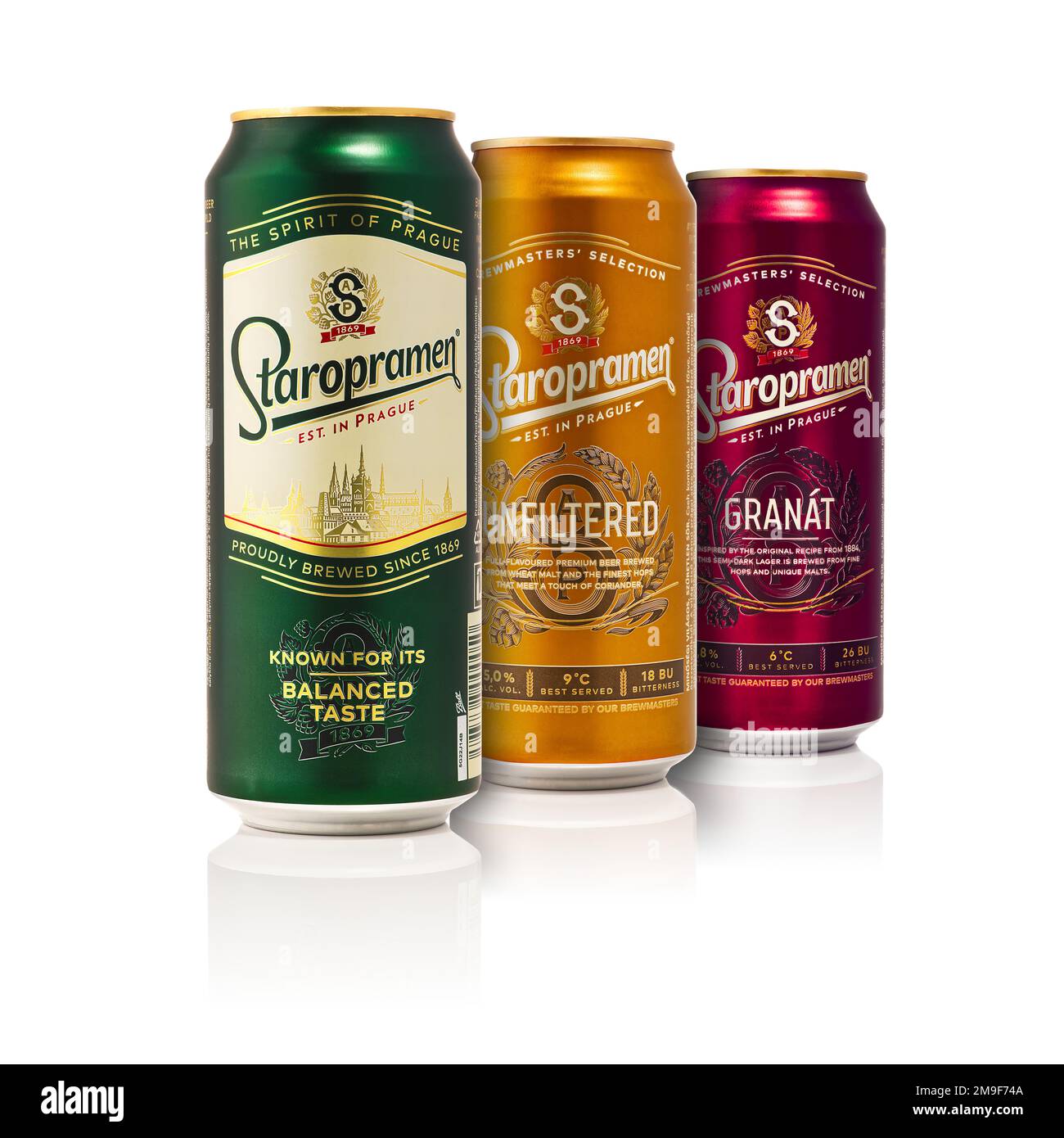 Beer lager alcohol staropramen Cut Out Stock Images & Pictures - Alamy