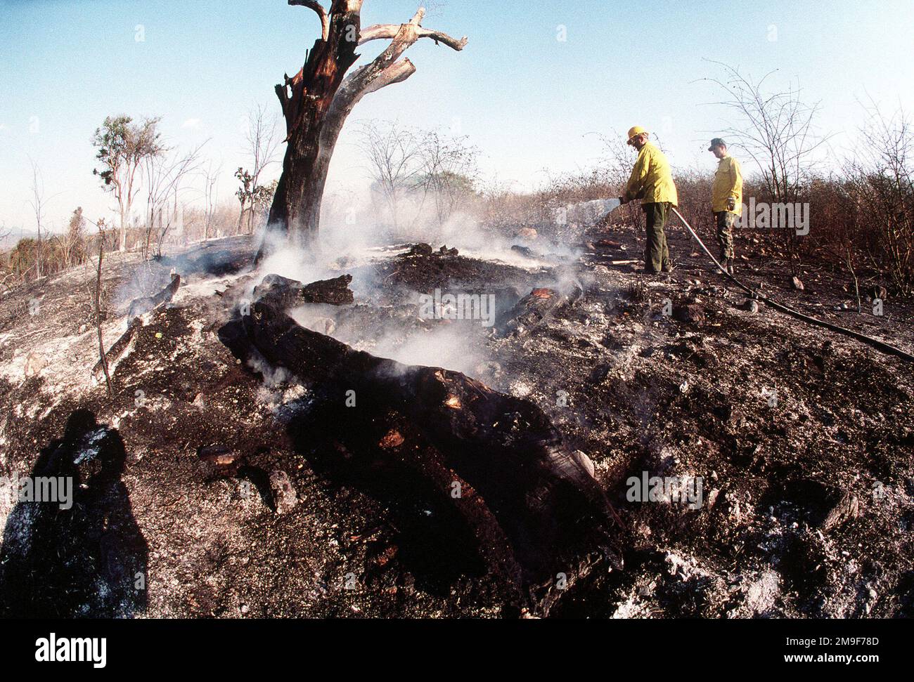 US Air Force STAFF Sergeant Sandy Sanders (with hose) and STAFF ...