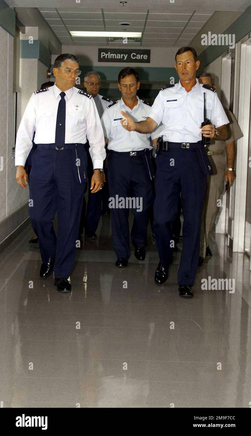 US Air Force Lieutenant General Carlton (left), USAF Brigadier General ...