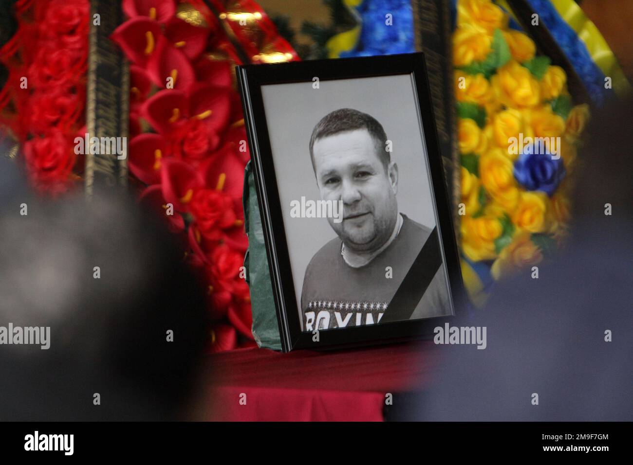 DNIPRO, UKRAINE - JANUARY 17, 2023 - The portrait of Ukrainian boxer ...
