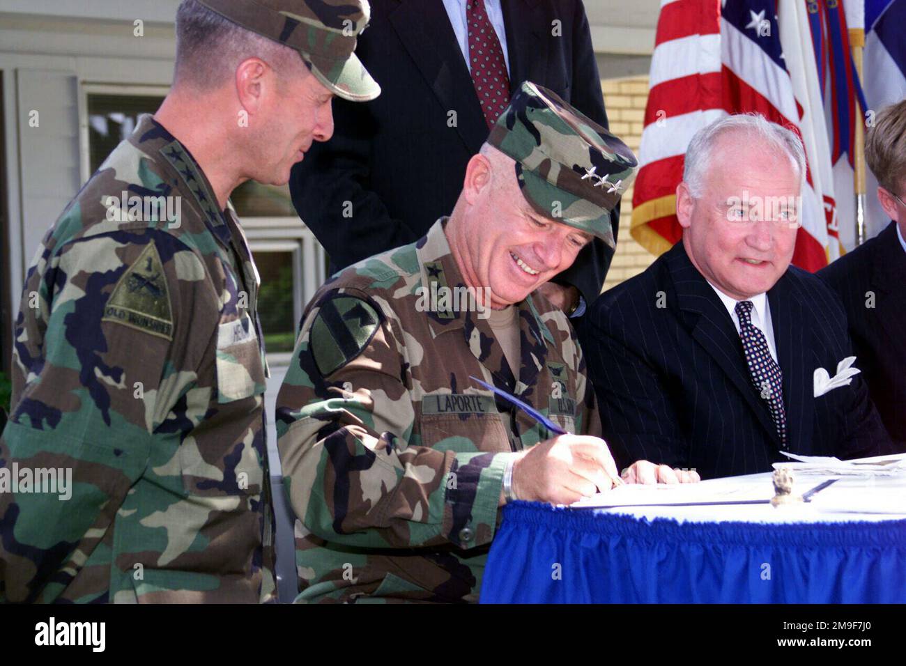 General John Hendrix, Commander US Army Forces Command (FORSCOM), looks ...