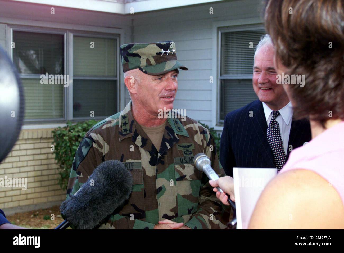 Lieutenant General Leon Laporte III Corps and Fort Hood Commander, and ...