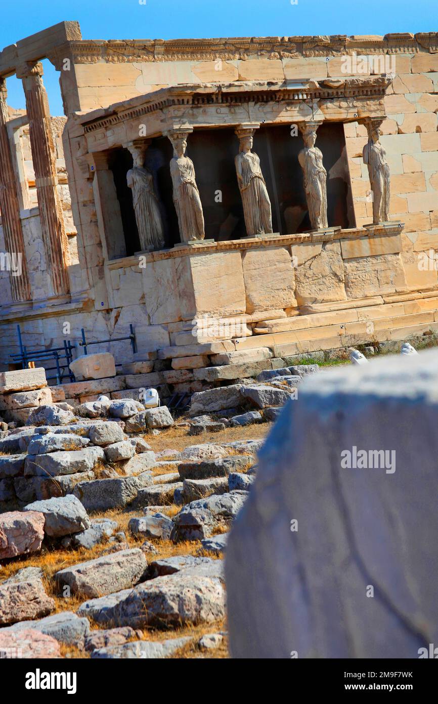 Parthenon Archaeological Site, Acropolis Ancient Ruins, Athens, Greece ...