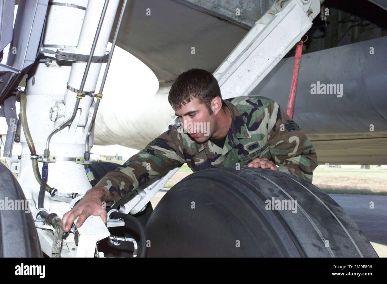 US Air Force SENIOR AIRMAN Eric Hunt, a crew chief for the 22nd ...