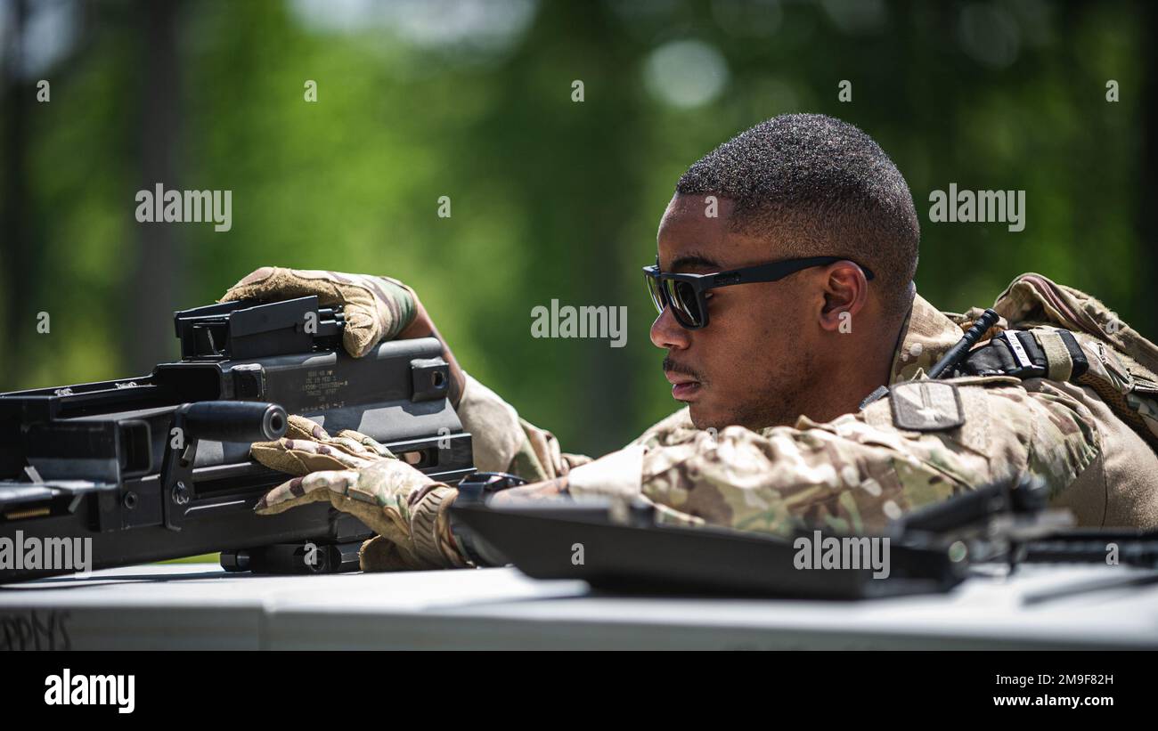U.S. Army Sgt. Sidney Perry, assigned to 55th Signal Company (Combat ...
