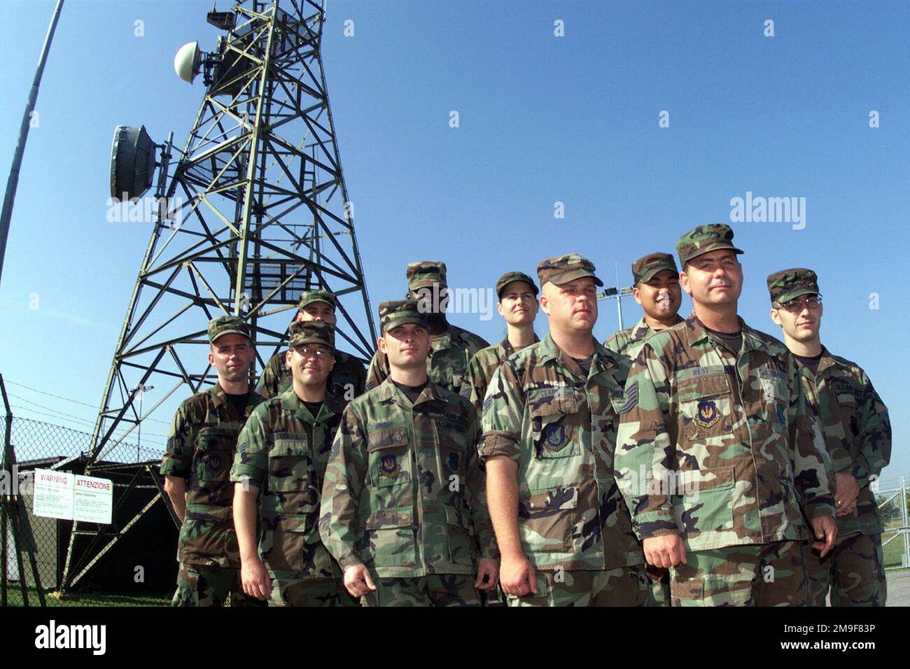 Unidentified members of Communication Flight, 831st Munitions Support ...