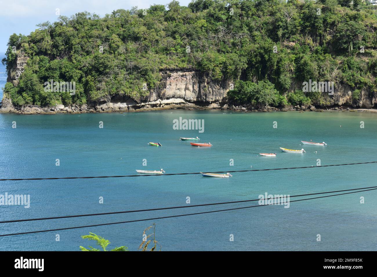Anse la raye st lucia coastal town hi-res stock photography and images ...