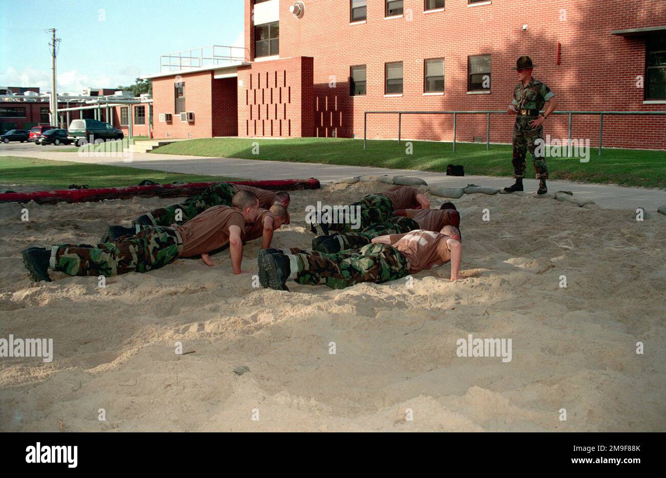US Marine Recruits from platoon 3022 get a taste of the pit at Third ...