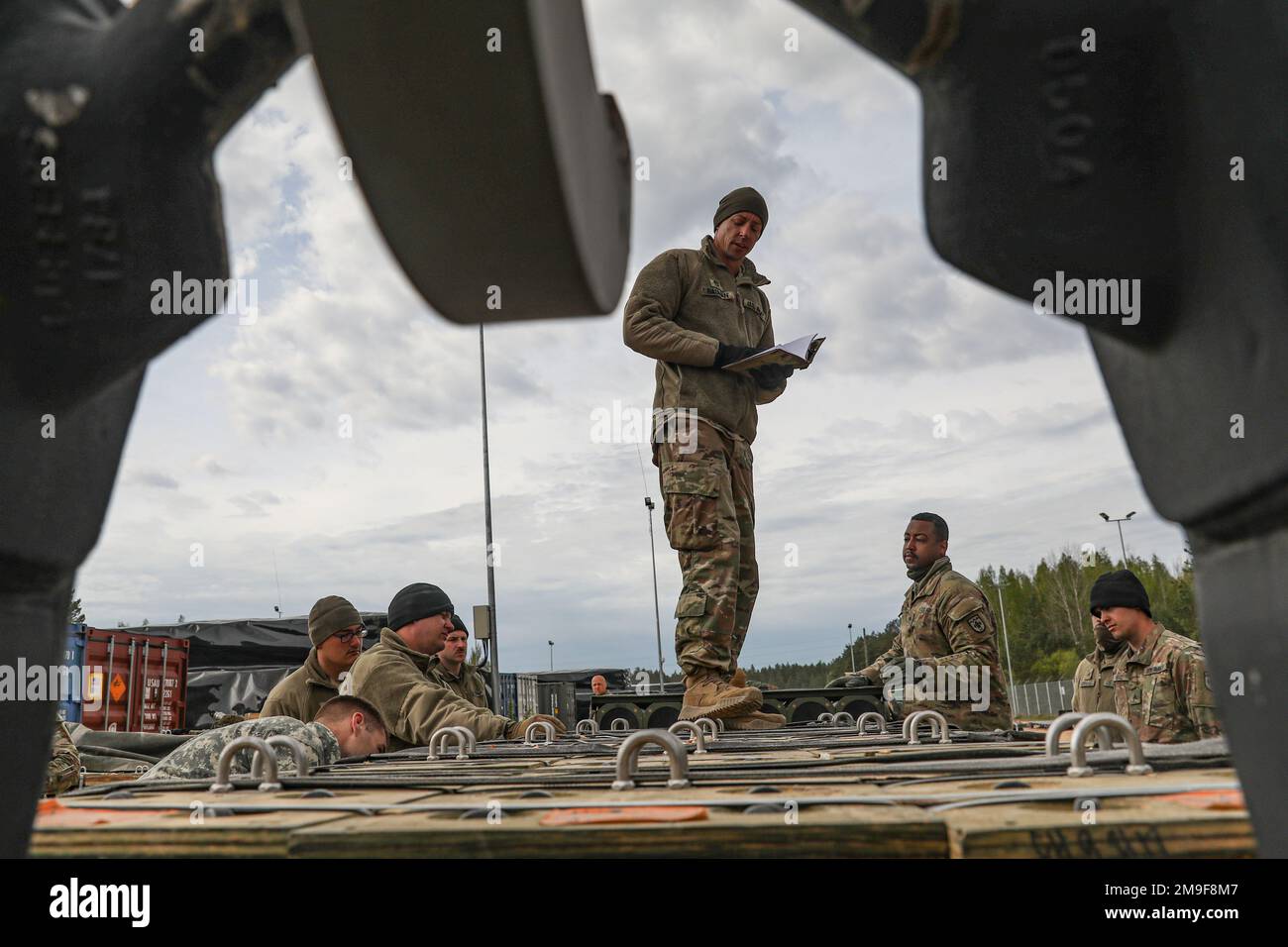 U.S. Army Sgt. 1st Class. Arthur Bauman quizzes the Soldiers on the ...