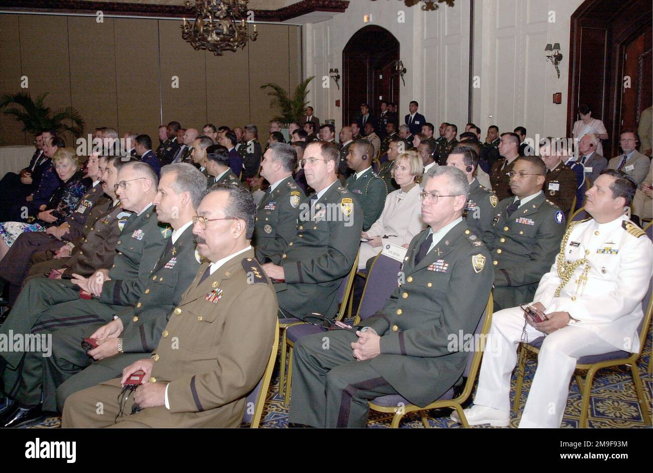 VIPs are briefed on PEACEKEEPING OPERATIONS (PKO) NORTH 2000, held at ...