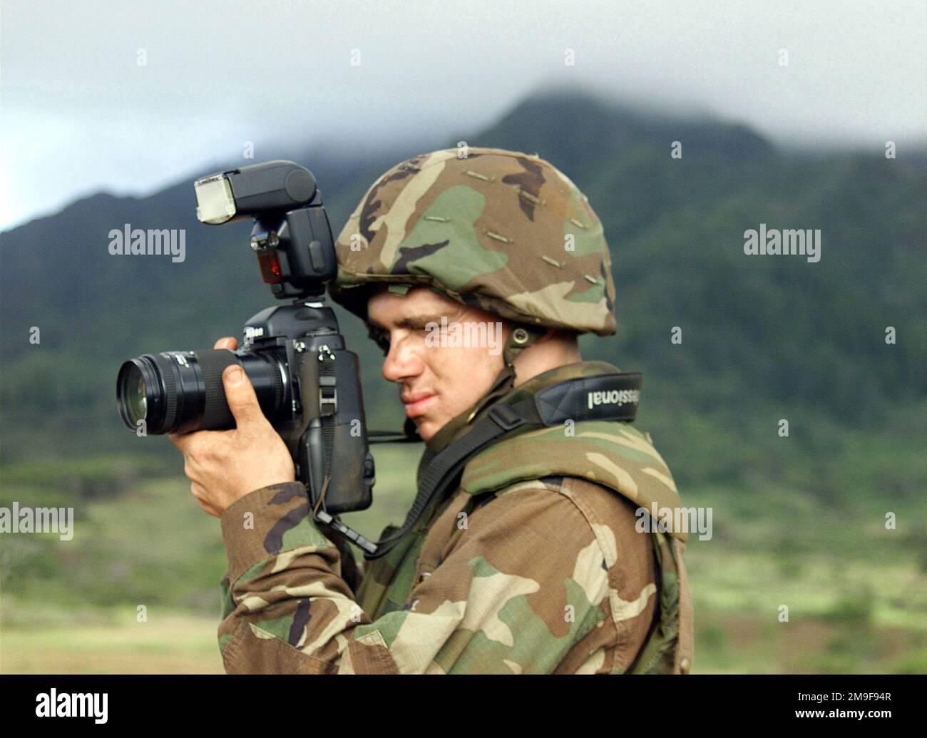 US Marine Corps Lance Corporal Simon Martin, Combat Visual Information ...