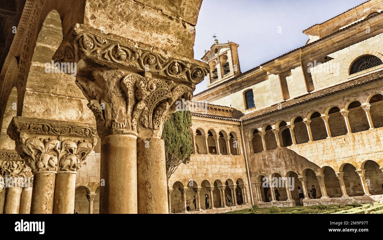 Cloister of Silos, Abbey of Santo Domingo de Silos, 7-18th Benedictine ...