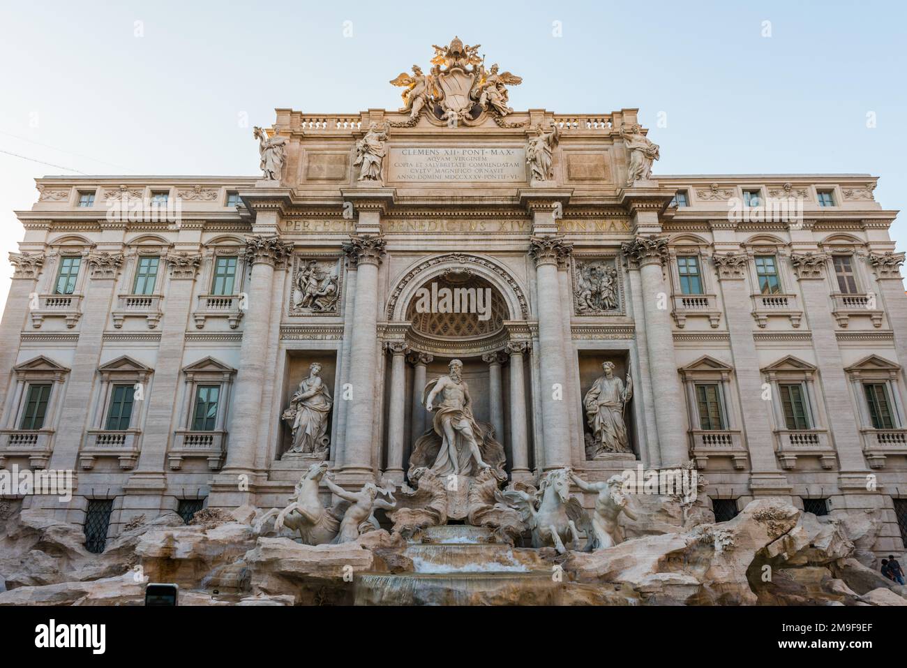 ROME, ITALY - JUNE 30, 2019: Trevi Fountain (Fontana di Trevi) in Rome ...