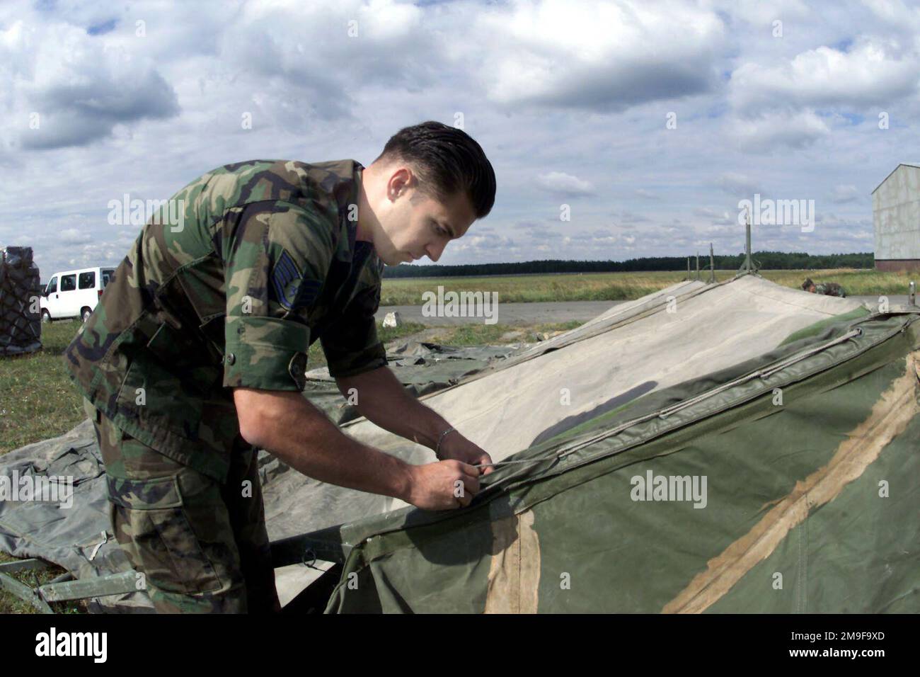 US Air Force STAFF Sergeant Darrell McDonald, 31st Civil Engineer ...