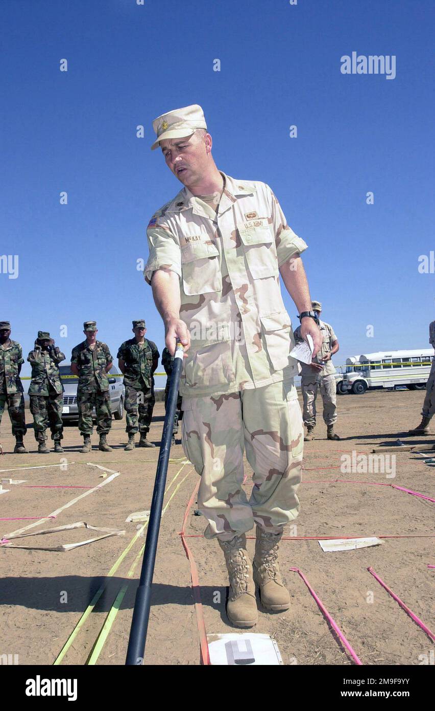 US Army (USA) Major (MAJ) Ed McKay, Operations Officer, 53rd ...