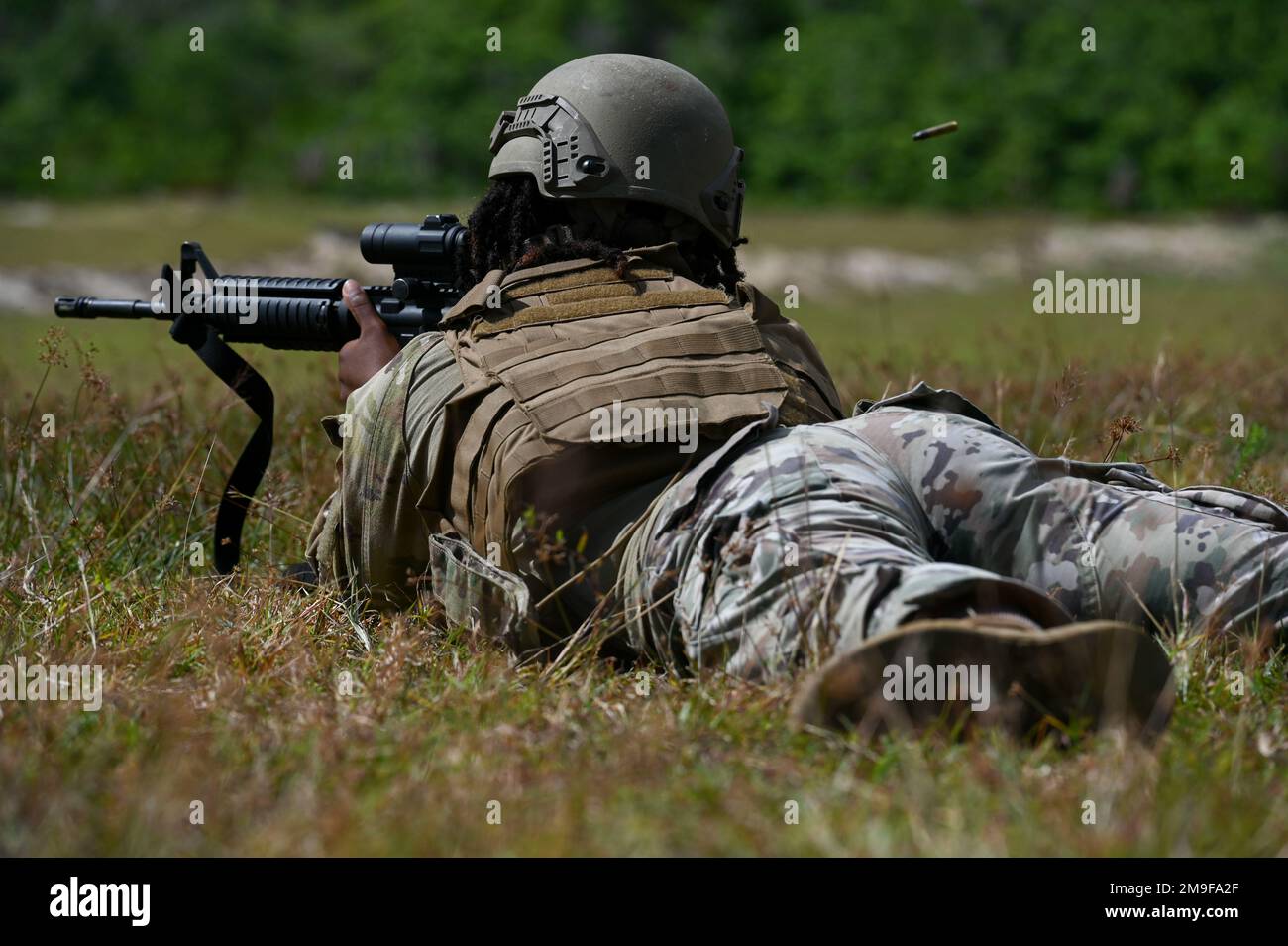 U.S. Air Force Senior Airman Latandra Smalls, assigned to the 647th ...