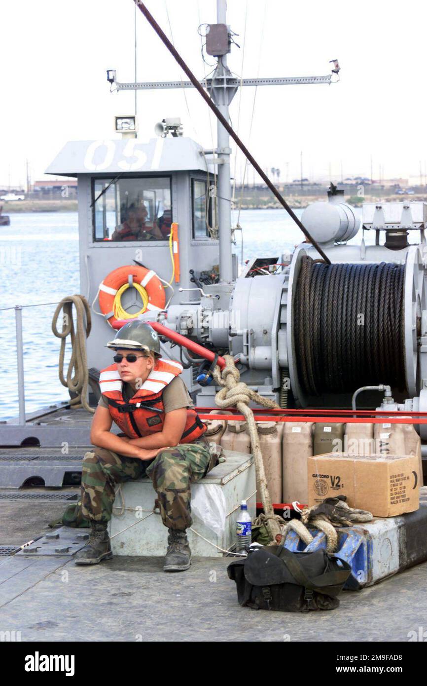 US Navy (USN) SEAMAN (SN) Kirsten Eisenman Amphibious Construction ...