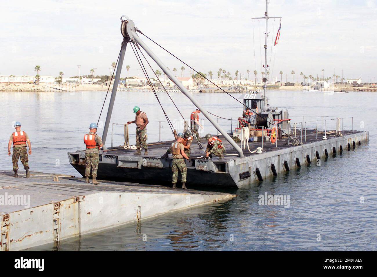 US Navy (USN) Sailors from Amphibious Construction Battalion One (ACB 1 ...