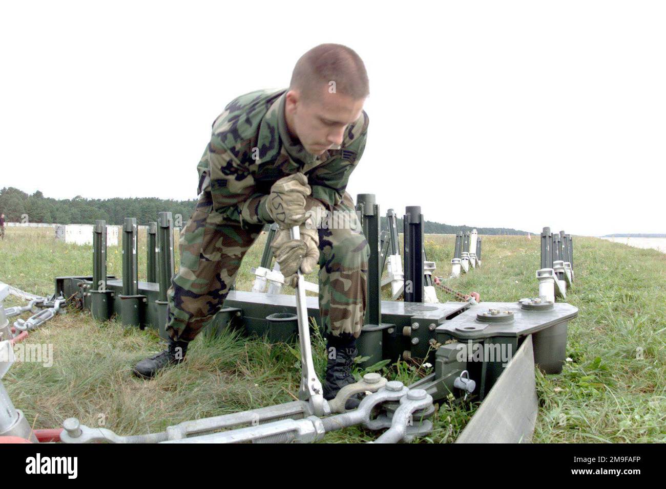 SENIOR AIRMAN Karl Danforth, an Electrical Power Maintainer from the ...