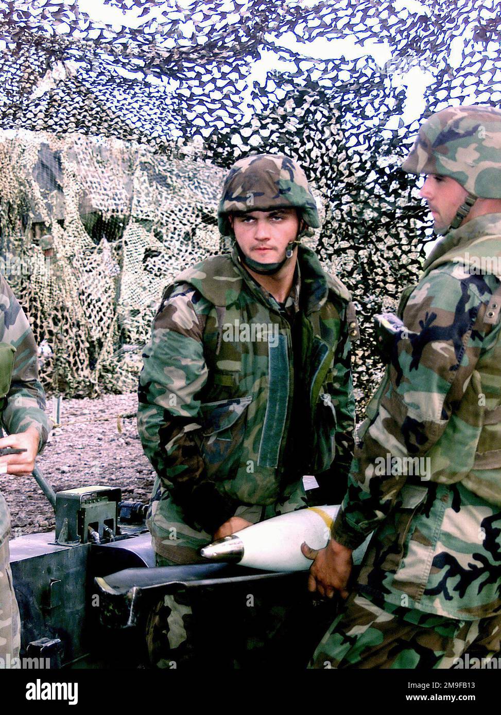 US Marine Corps Corporal (CPL), Donathn Johnson and Lance Corporal ...