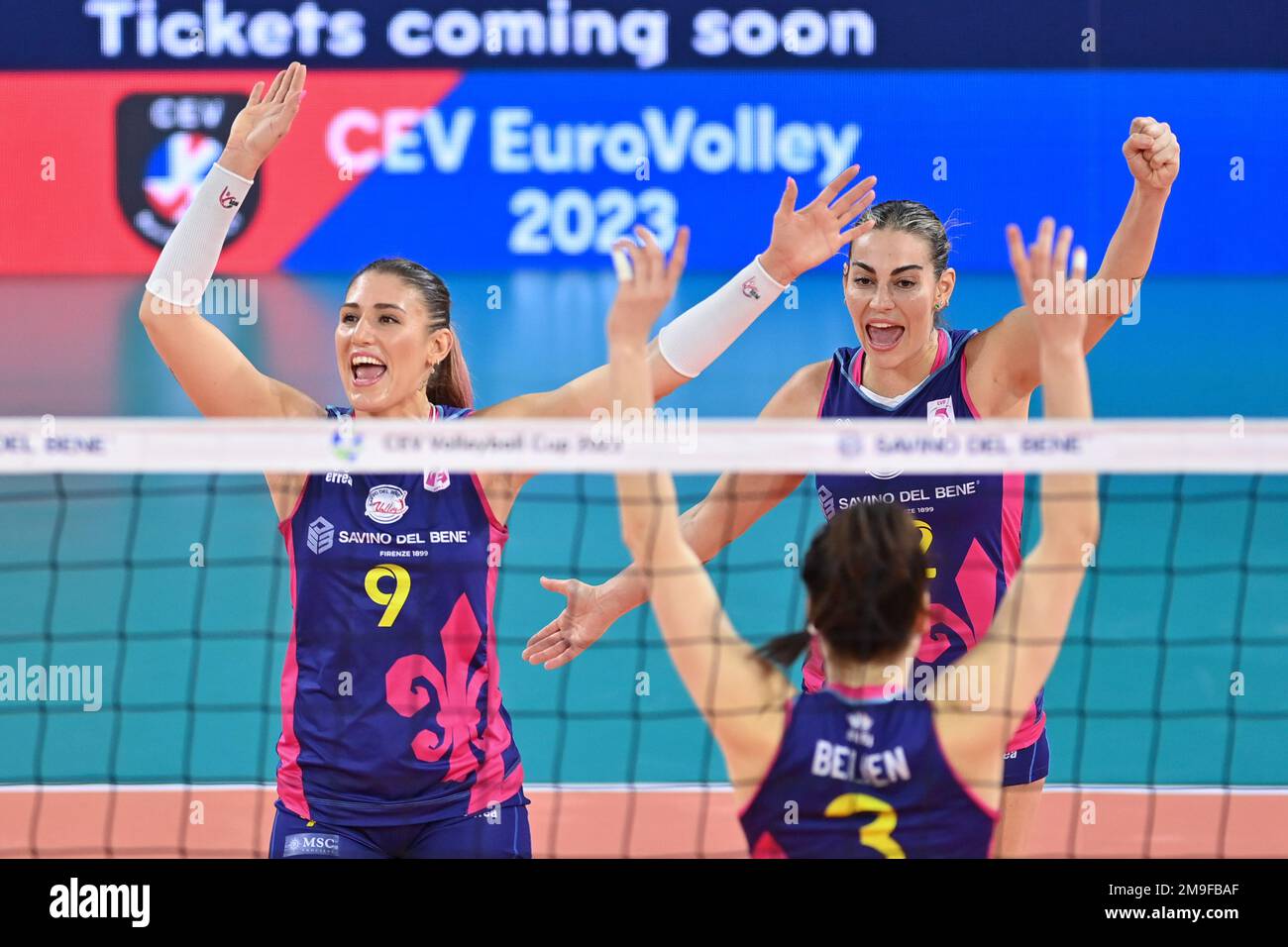 Pala Wanny, Florence, Italy, January 17, 2023, Camilla Mingardi (Savino Del Bene Scandicci) and ...