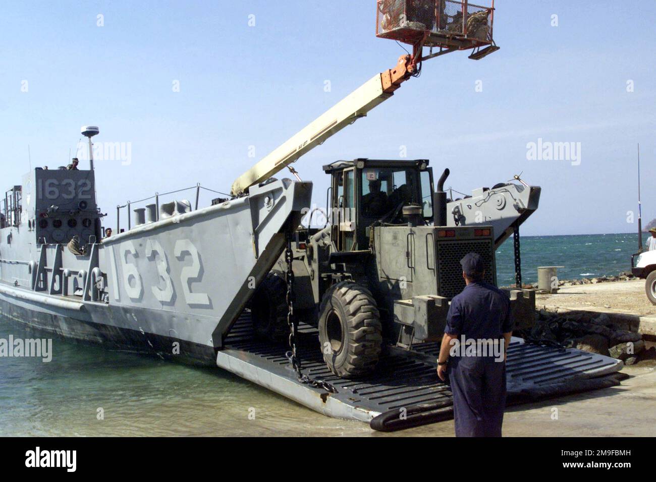 A Marine from Marine Expeditionary Unit (MEU) Service Support Group 13 ...