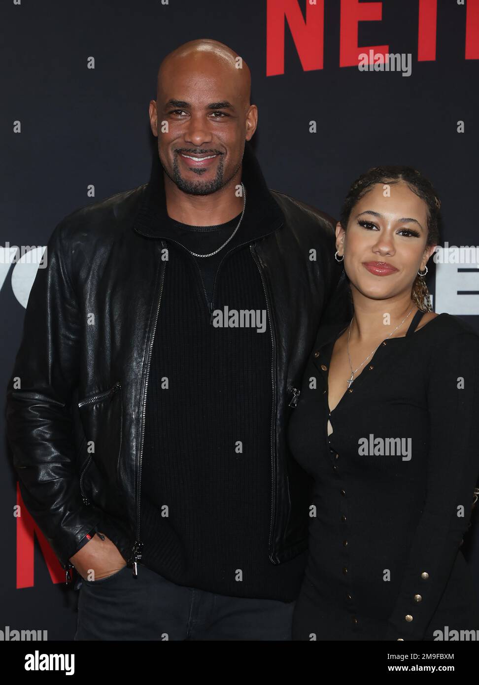 Los Angeles, California, USA. 17th Jan, 2023. Boris Kodjoe, Sophie Tei ...