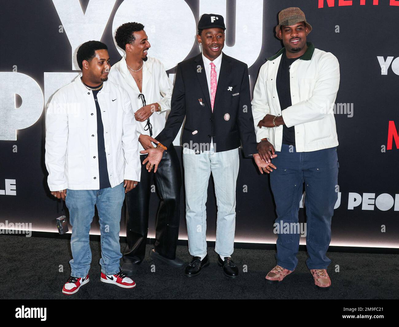 WESTWOOD, LOS ANGELES, CALIFORNIA, USA - JANUARY 17: Jasper Dolphin ...