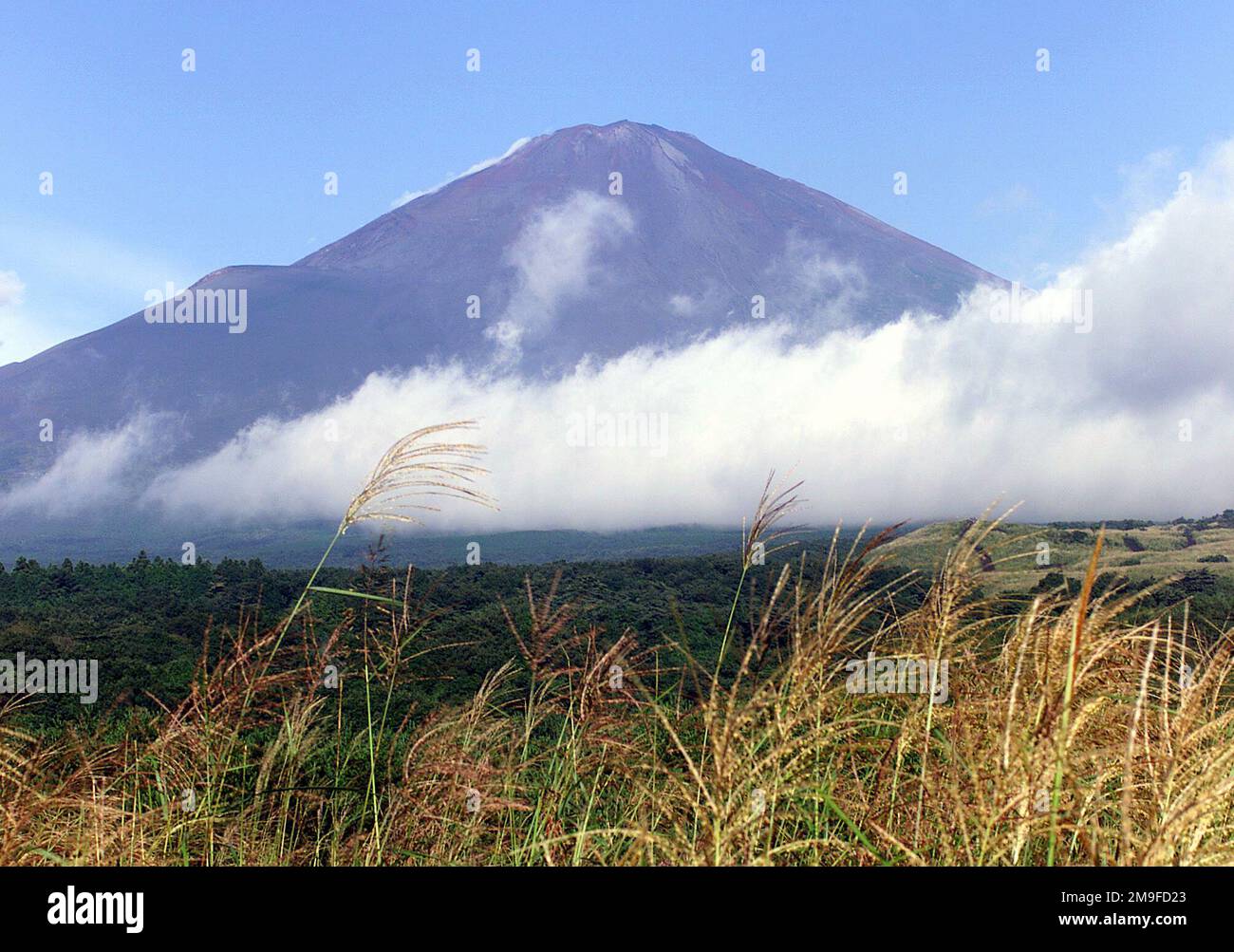 Mount Fuji, Japan poses a contrasting background for Operation Cloud ...