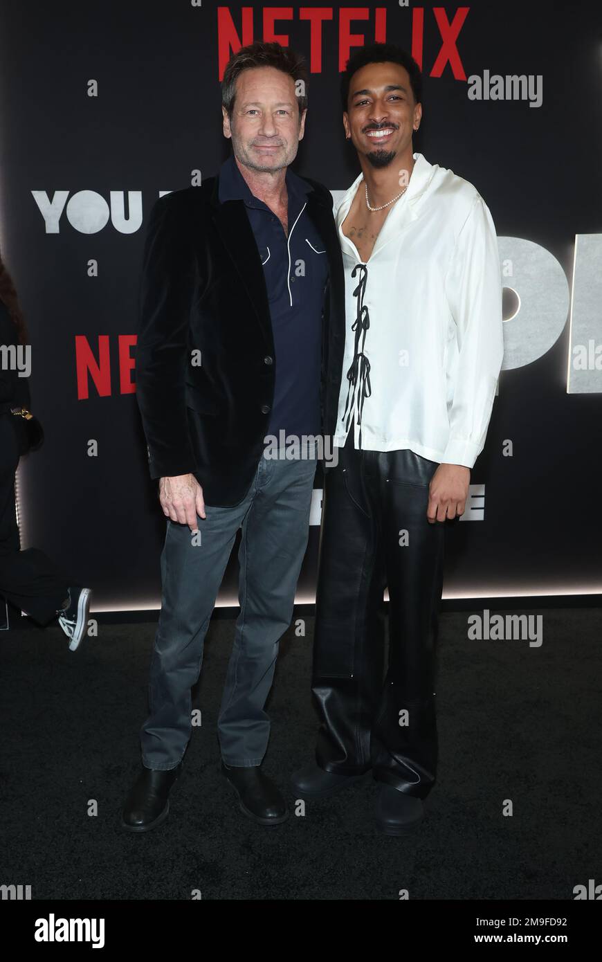 Los Angeles, California, USA. 17th Jan, 2023. David Duchovny, Travis ...