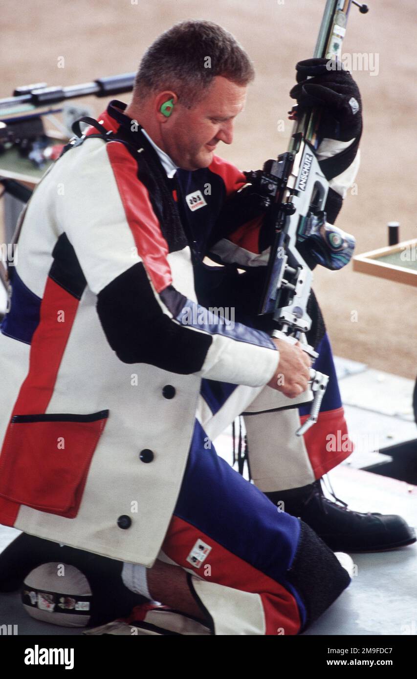 Right side profile, medium shot of US Army Captain Glenn Dubis as he ...