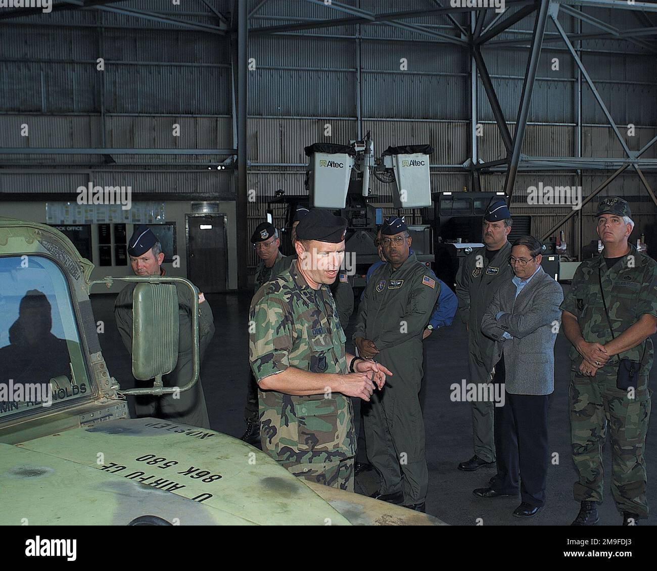 US Air Force Lieutenant Colonel Fred Cheney shows Air Force Board ...