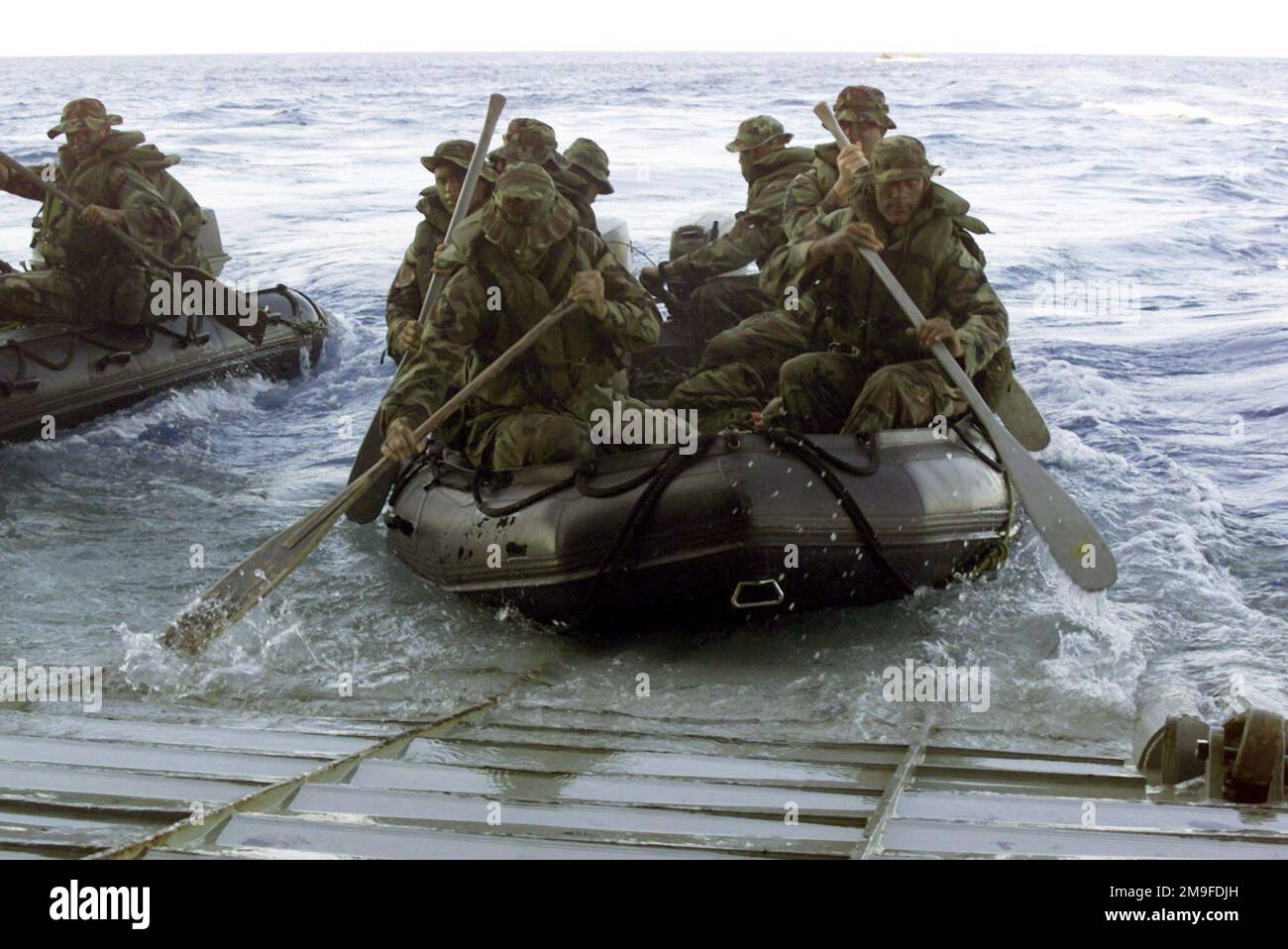 US Marine Corps (USMC) Marines from Battalion Landing Team (BLT) 2/2's ...