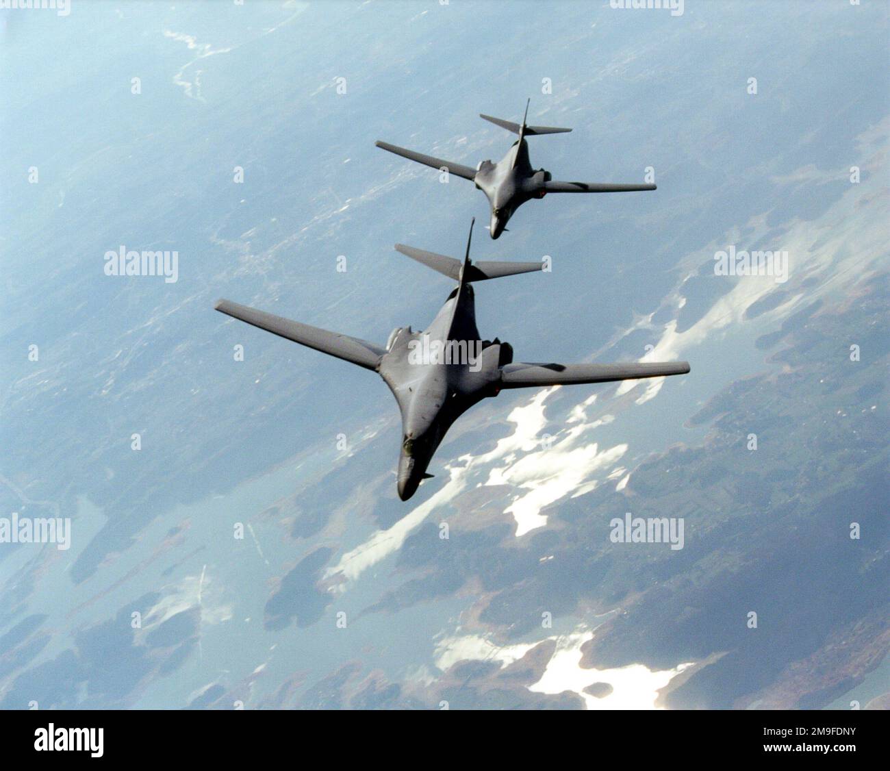 Two US Air Force B-1 Lancers are flown by the 116th Bomb Wing, Georgia ...