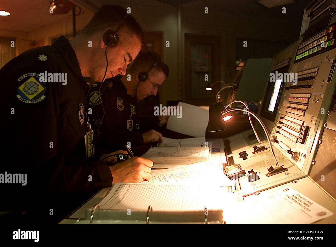 US Air Force Lieutenant Colonel Joe Hogler and USAF Captain Craig ...